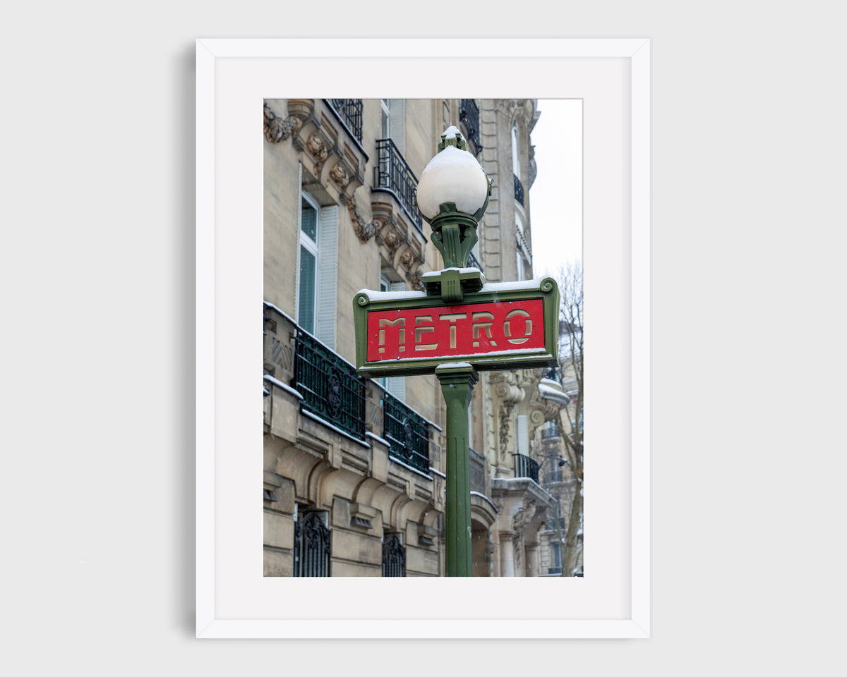 Paris Print, Metro Sign | The Traveling Print – TheTravelingPrint